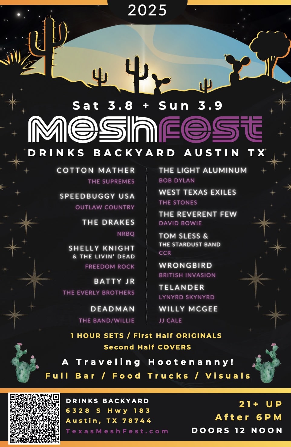 Texas Mesh Fest 2025: 2-Day Music Festival in AUSTIN, TX